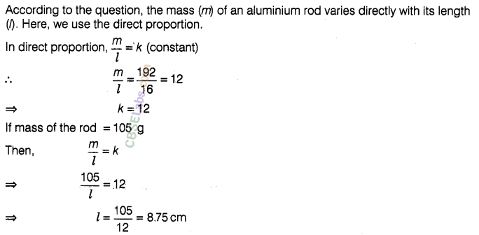NCERT Exemplar Class 8 Maths Chapter 10 Direct and Inverse Proportion ...