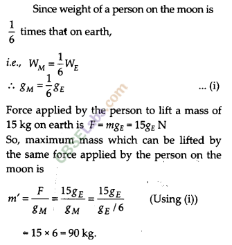 NCERT Exemplar Class 9 Science Chapter 10 Gravitation - NCERT Library